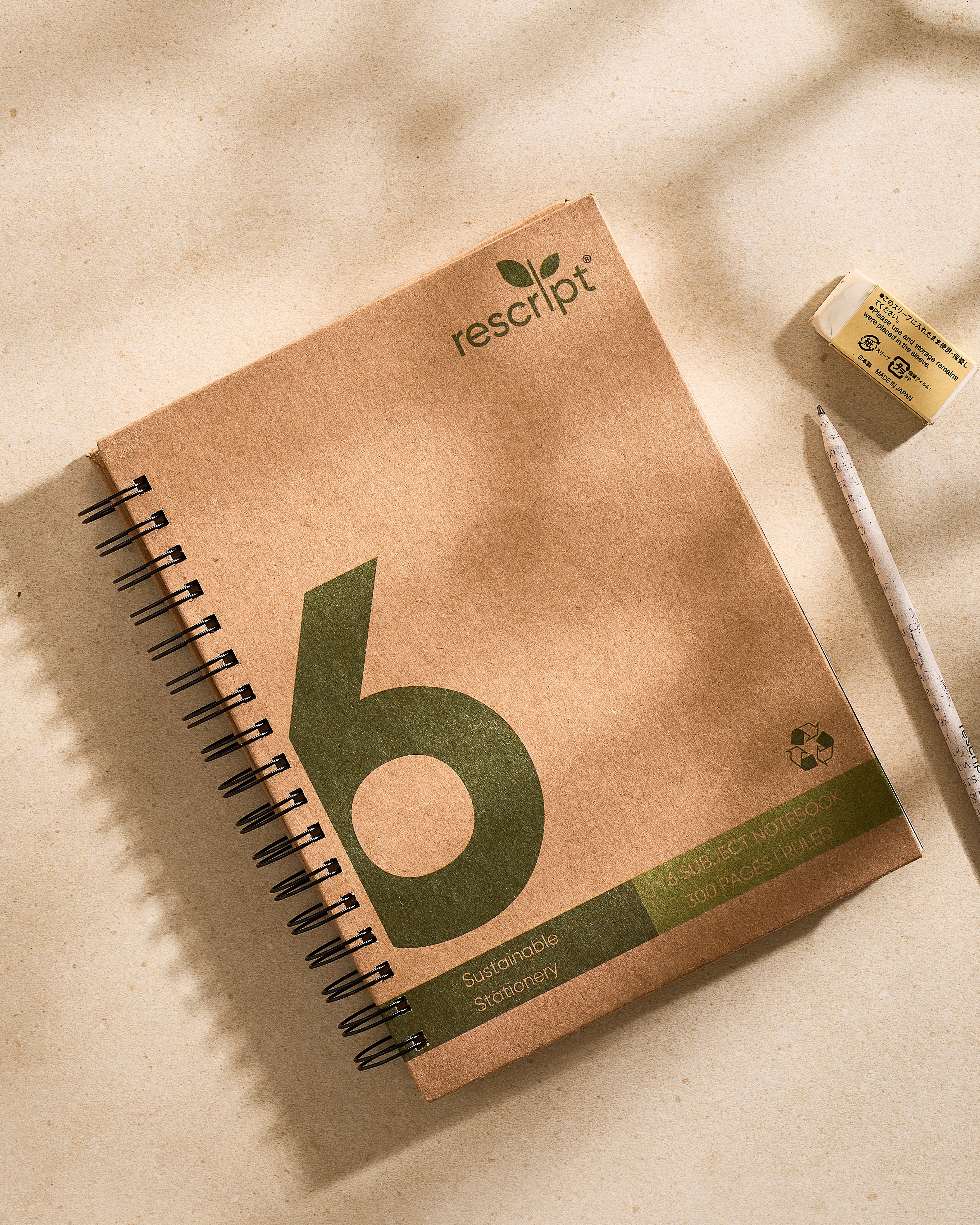 6 Subject Eco-Friendly Notebook – Rescript